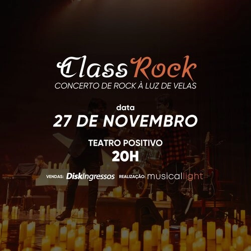 ClassRock: Uma Noite Romântica ao Som do Rock Clássico