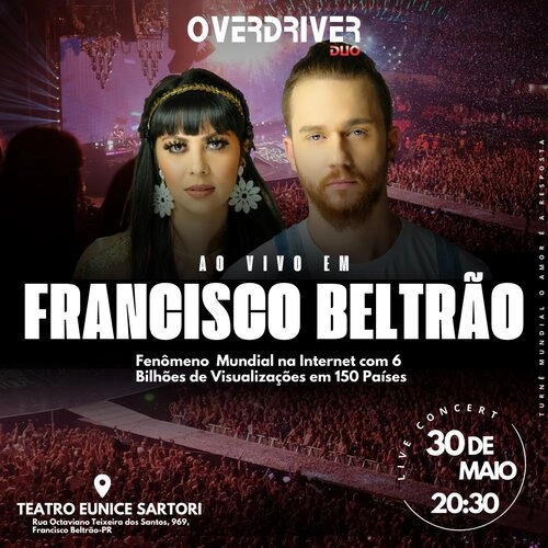 SHOW OVERDRIVER DUO - FRANCISCO BELTRÃO