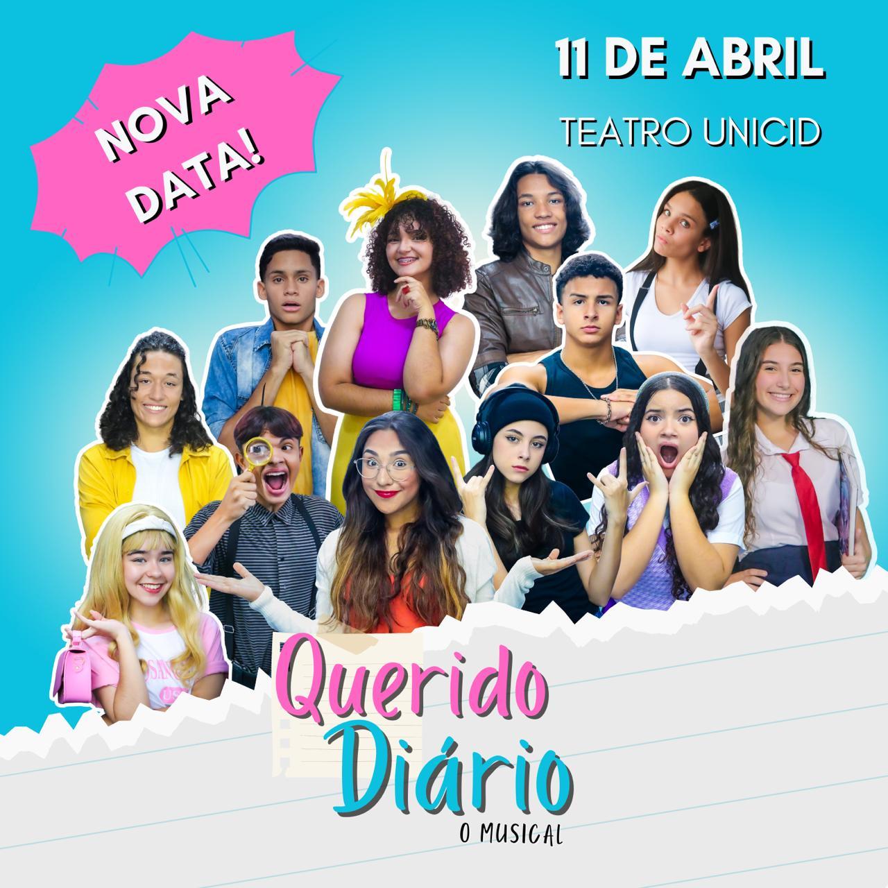 QUERIDO DIÁRIO, O MUSICAL: Desvendando Segredos Adolescente em São Paulo